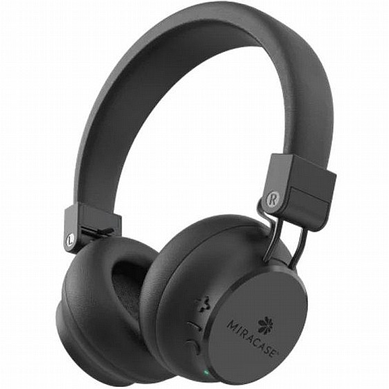 אוזניות Bluetooth סטריאו מדגם MANC-300 מבית Miracase (צבע שחור) | אוזניות Bluetooth | ibands