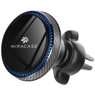 תושבת לרכב לטלפון סלולרי לפתח המזגן עם טעינה אלחוטי MagSafe מדגם MMVM-55 מבית Miracase | תושבות ...