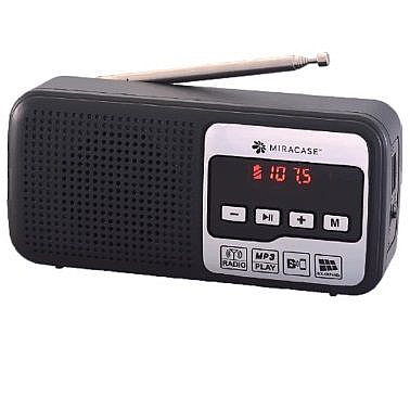 רדיו FM דיגיטלי מדגם MFMR-500 מבית Miracase | מכשירי רדיו FM | ibands