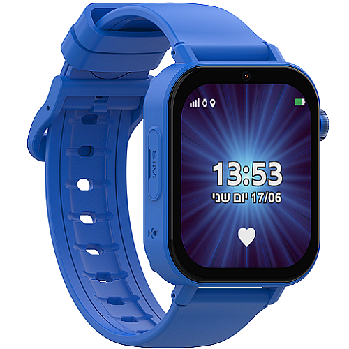 שעון חכם מדגם PLUS 4G מבית Kidiwatch (צבע כחול) | שעונים חכמים לילדים | ibands